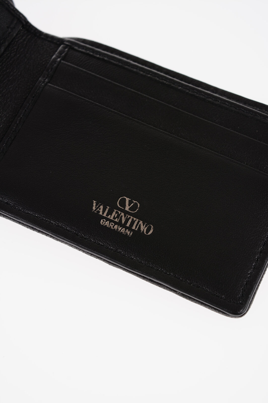 Valentino Velvet Logoed Wallet with Leather Interior men - Glamood Outlet