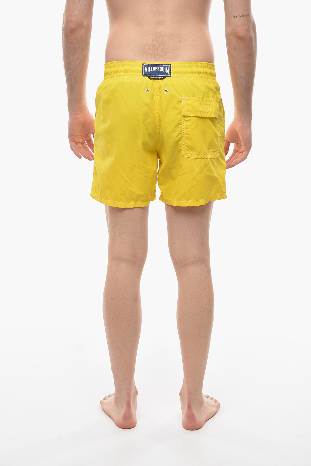 Palm Angels VILEBREQUIN Solid Color Swim Shorts men - Glamood Outlet