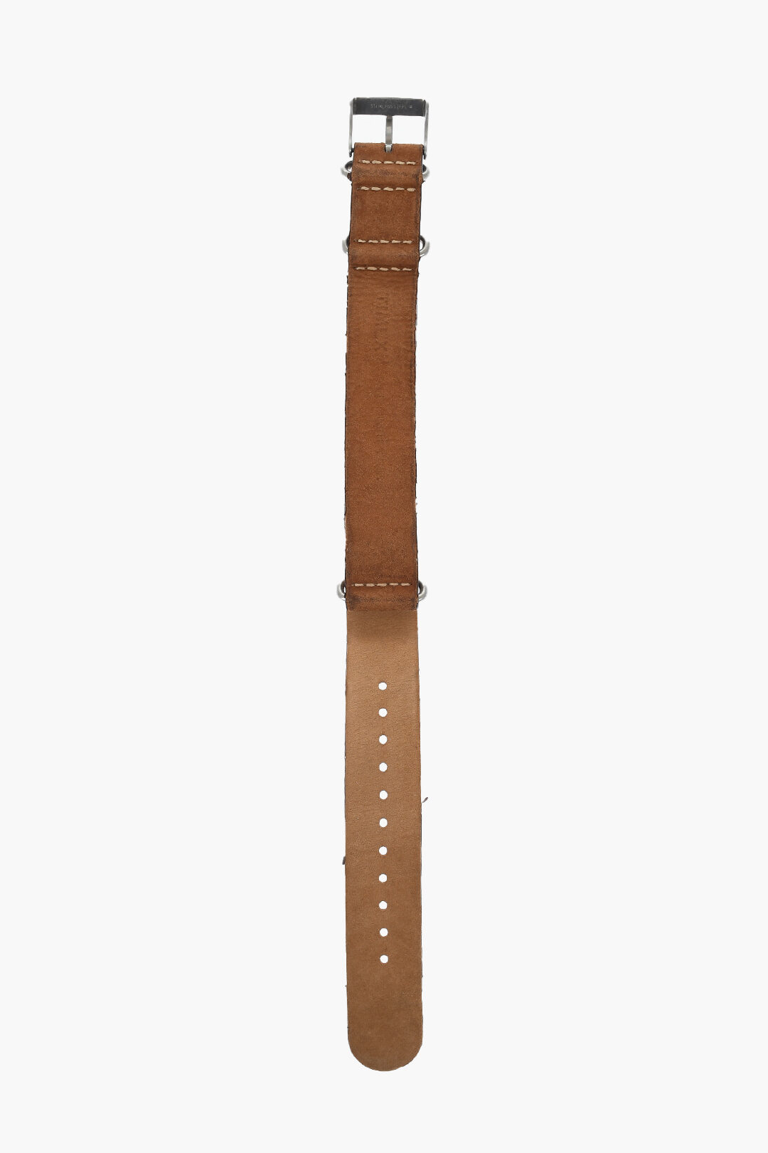 TIMEX Vintage Effect Leather Slip-Through Watch Strap 19mm unisex men ...