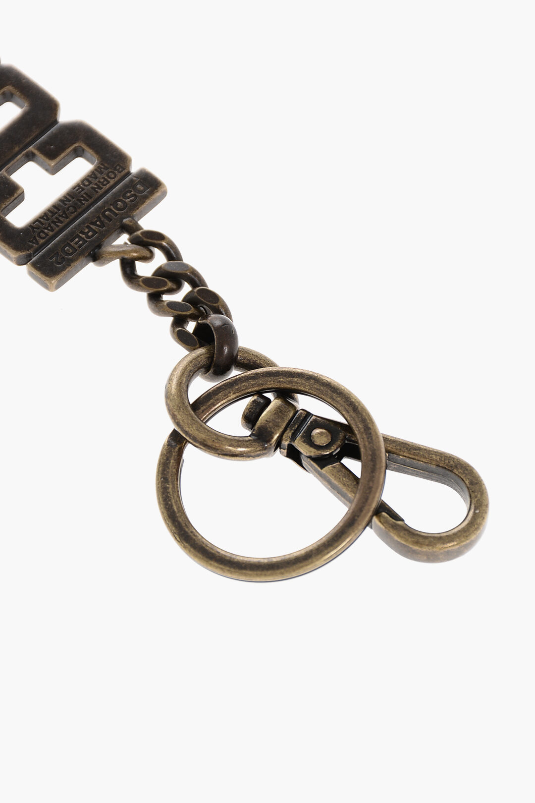 Dsquared2 Vintage Effect Metal ICON Keyring women - Glamood Outlet
