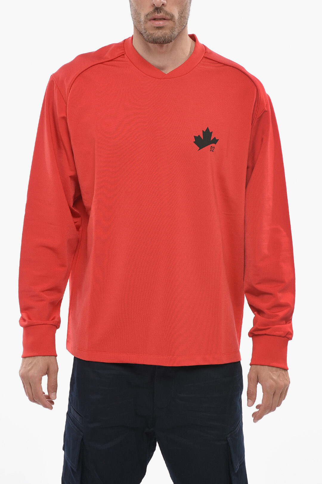 Dsquared2 Vintage Fit Sweatshirt with Logo Print men - Glamood Outlet