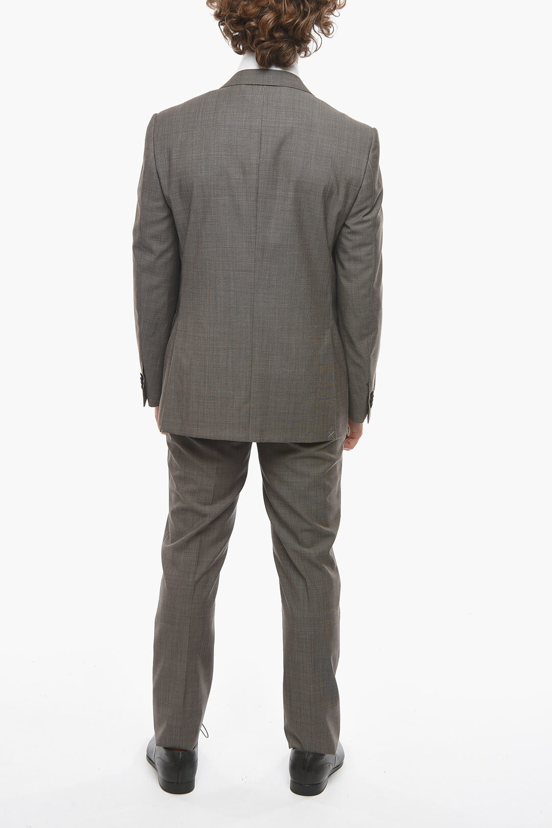Corneliani Virgin Wool ACADEMY Pin Check Suit men - Glamood Outlet