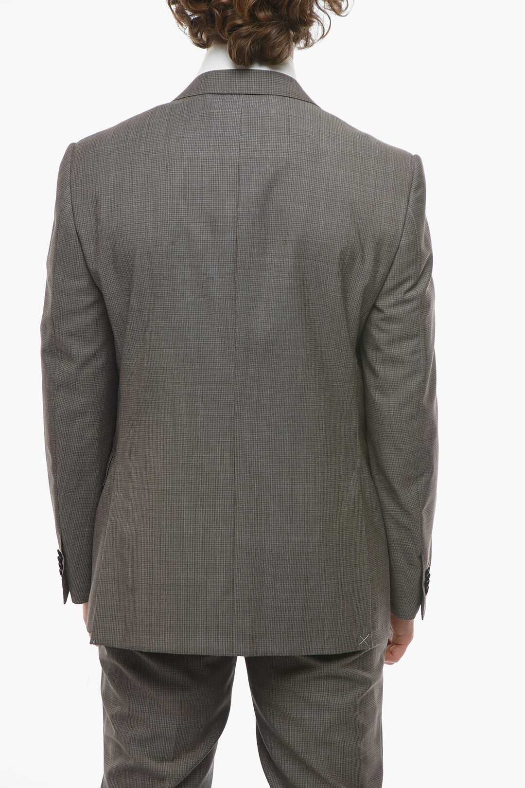 Corneliani Virgin Wool ACADEMY Pin Check Suit men - Glamood Outlet
