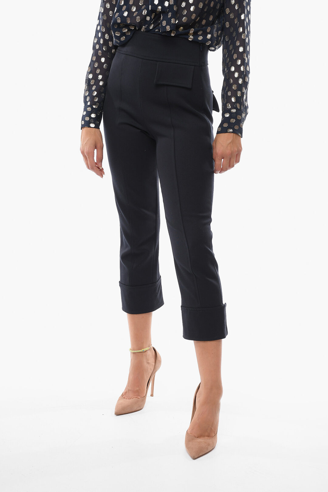 Seafarer Virgin Wool AUDREY Pants with Side Zip women - Glamood Outlet
