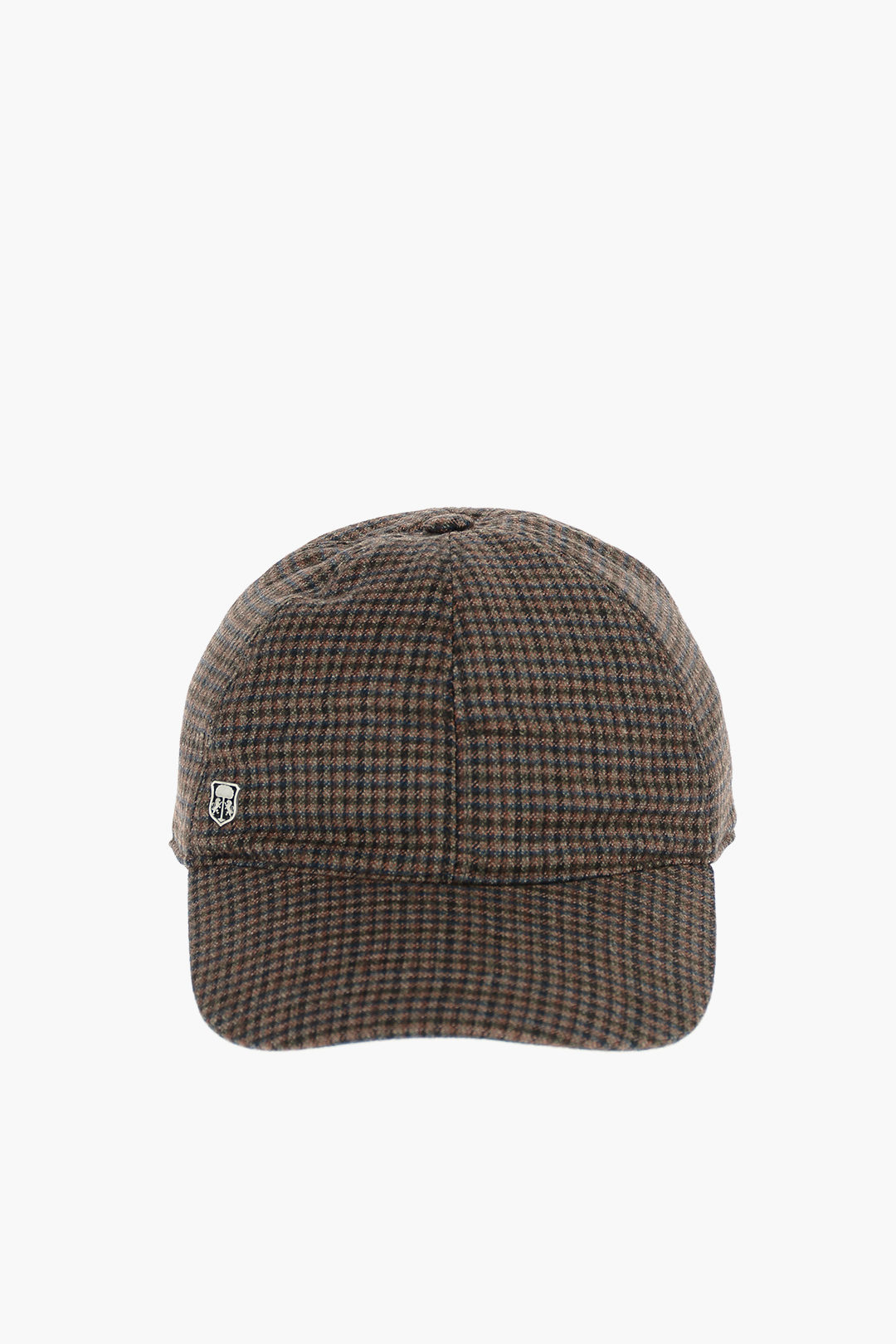 Corneliani Virgin Wool Cap with Pincheck Pattern men - Glamood Outlet
