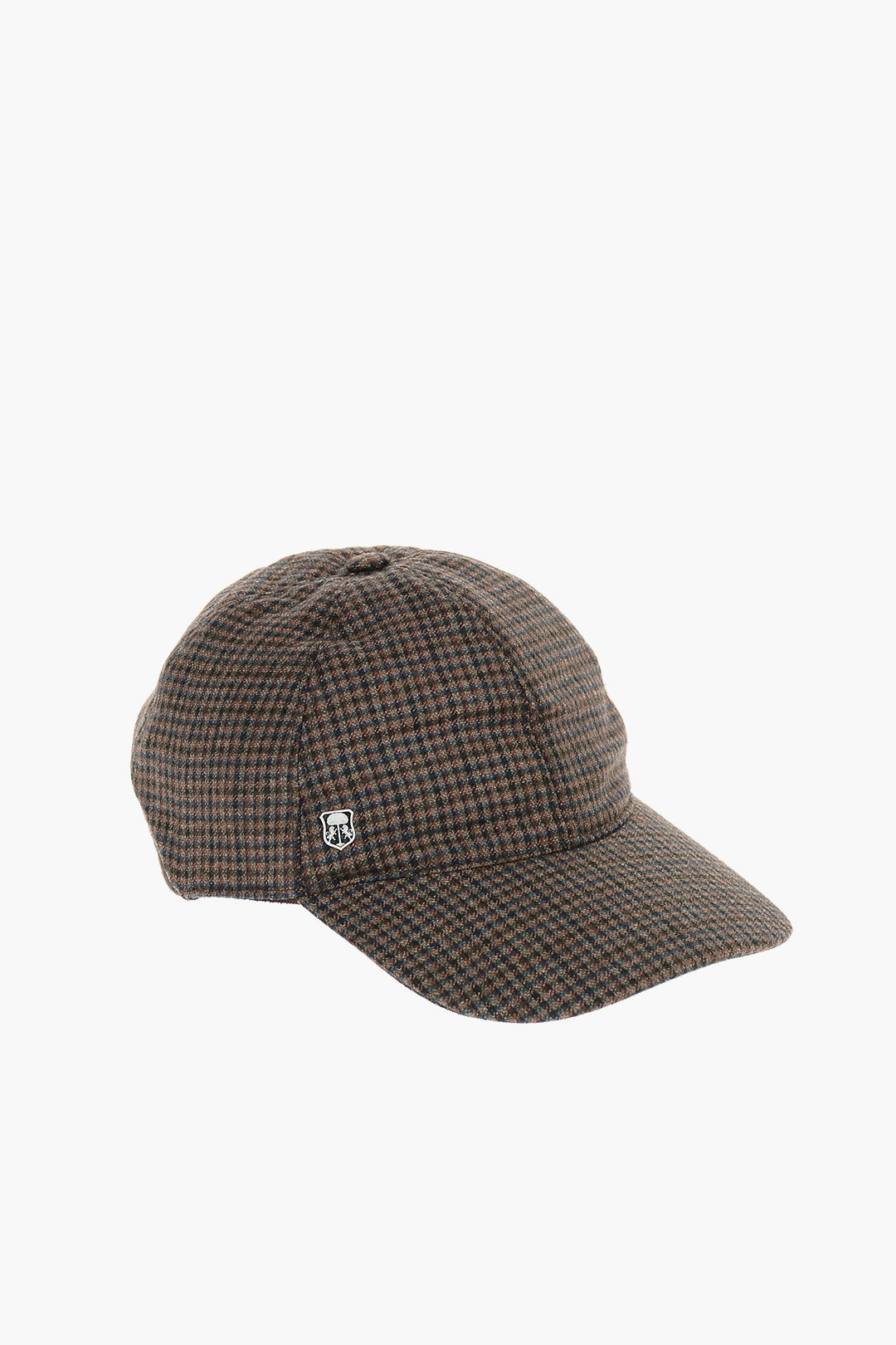 Corneliani Virgin Wool Cap with Pincheck Pattern men - Glamood Outlet