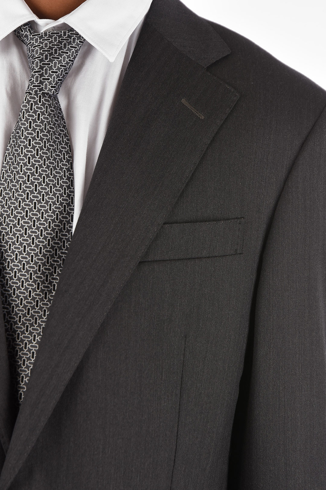 Corneliani Virgin Wool Herringbone LEADER Suit men - Glamood Outlet