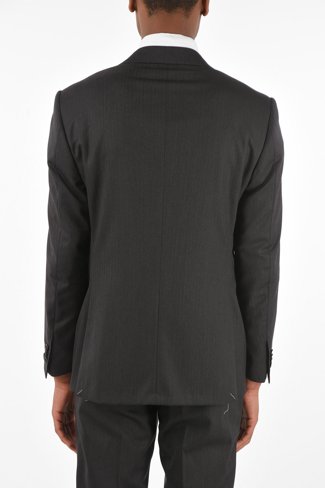 Corneliani Virgin Wool Herringbone LEADER Suit men - Glamood Outlet