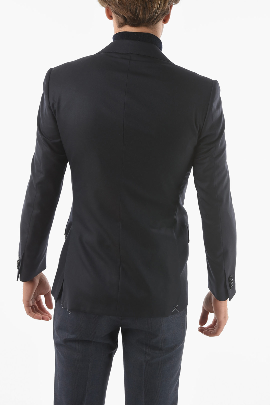 Corneliani Virgin Wool LEADER Jacket With Notch Lapel men - Glamood Outlet