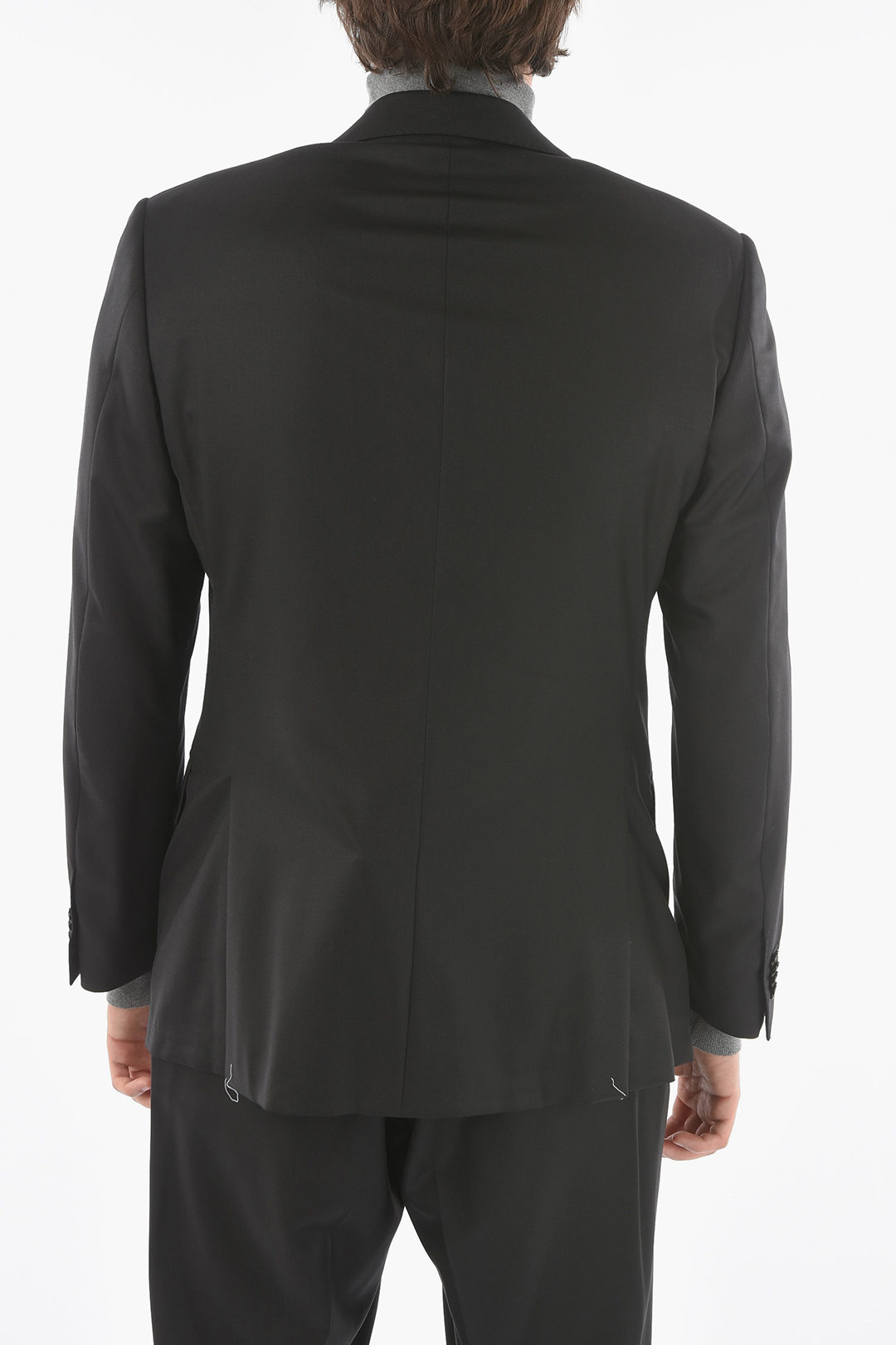 Corneliani Virgin Wool LEADER Jacket With Notch Lapel men - Glamood Outlet