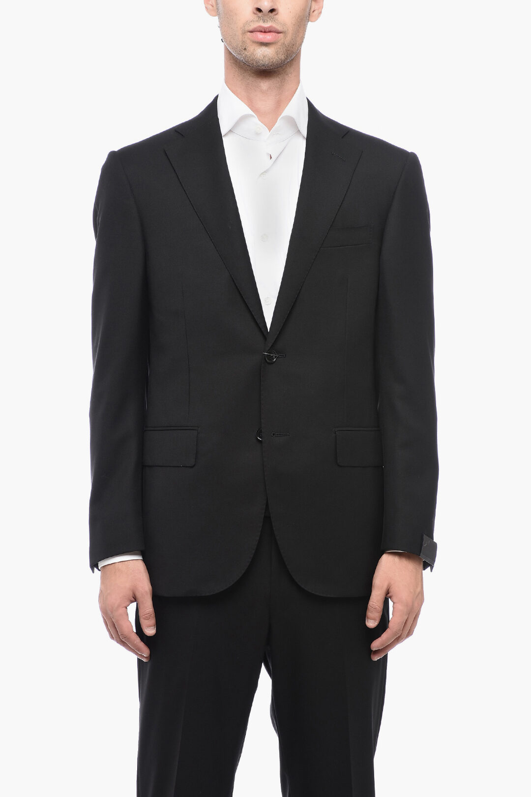 Corneliani Virgin Wool LEADER Suit with Flap Pockets men - Glamood Outlet