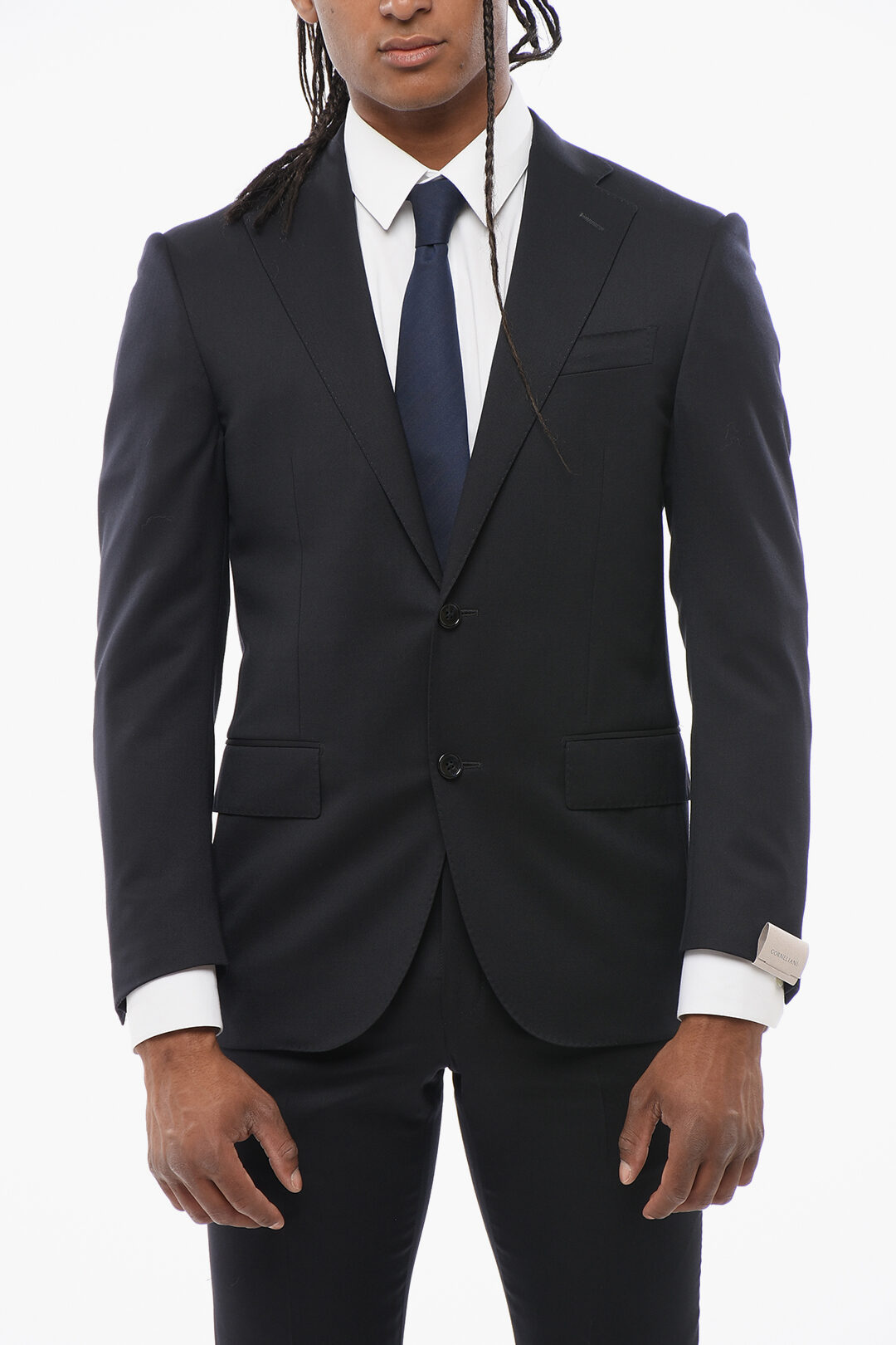 Corneliani Virgin Wool LEADER Suit men - Glamood Outlet