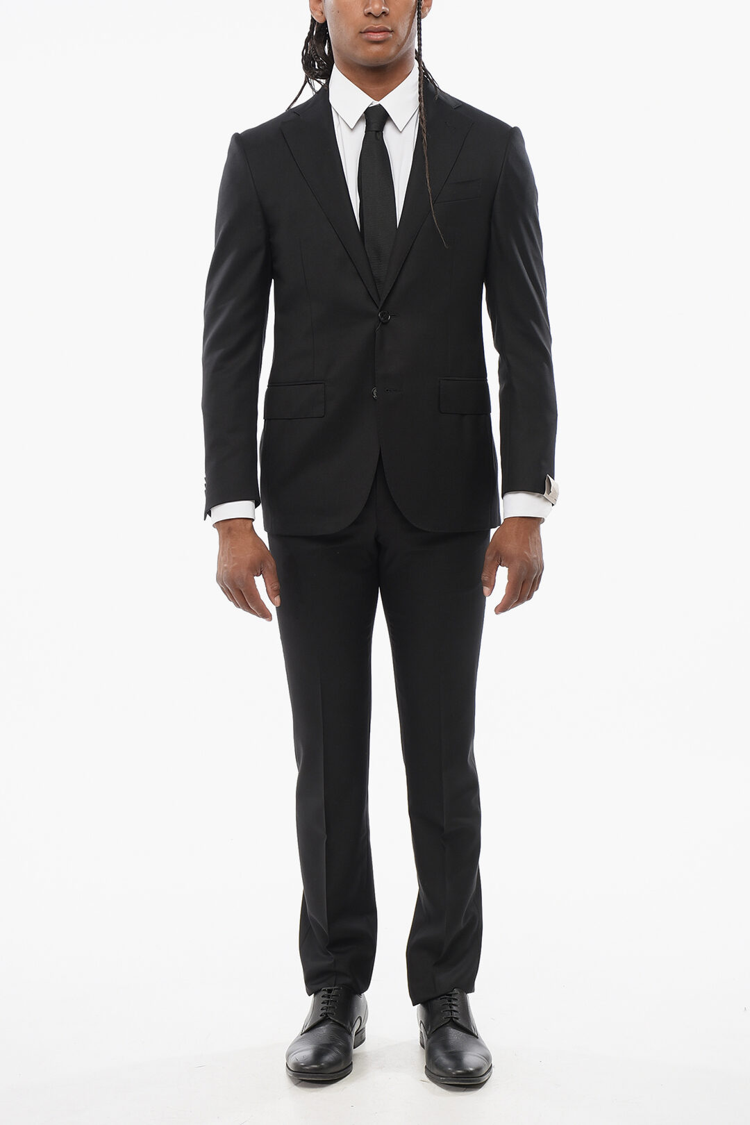Corneliani Virgin Wool LEADER Suit men - Glamood Outlet