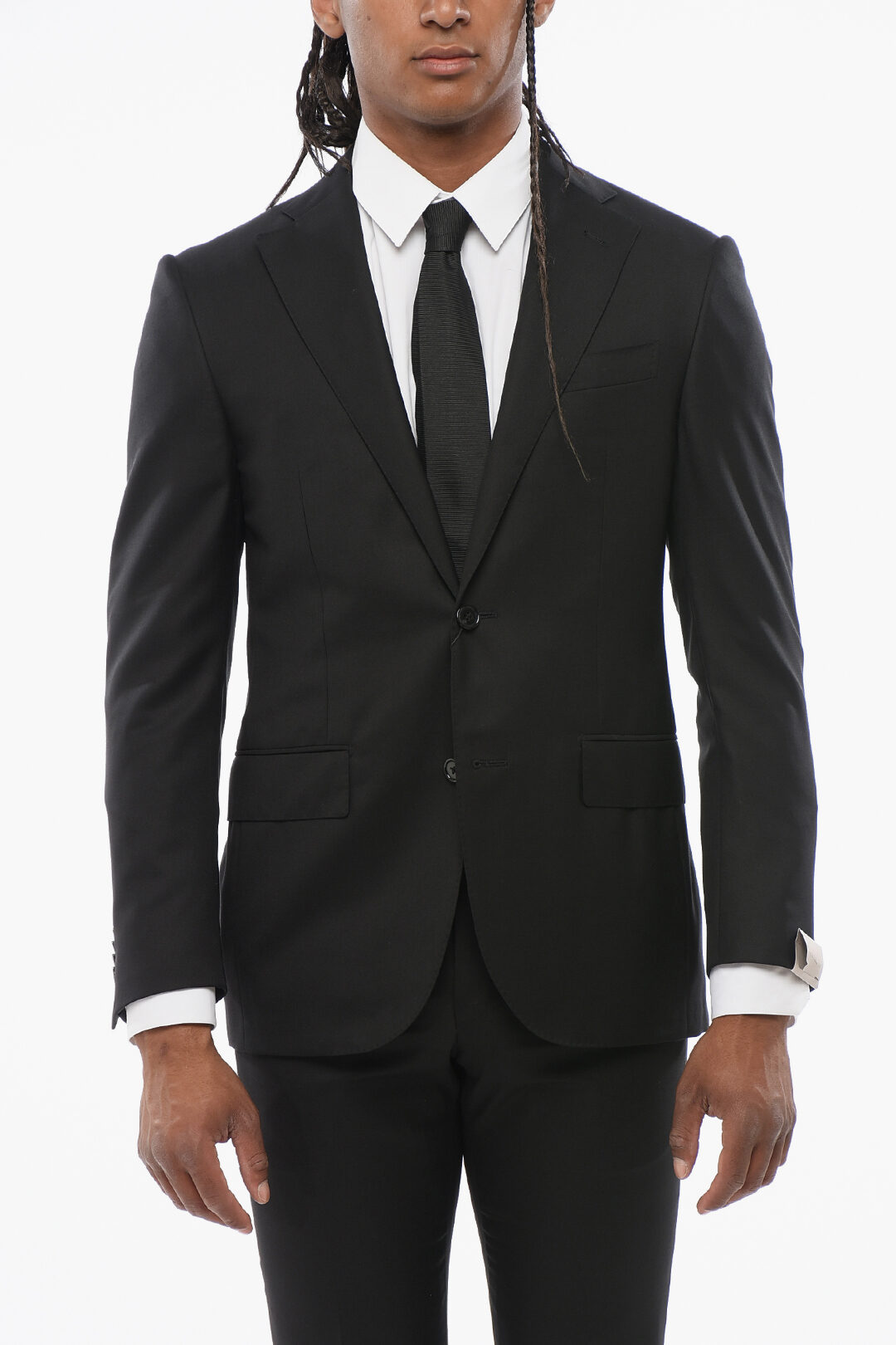 Corneliani Virgin Wool LEADER Suit men - Glamood Outlet
