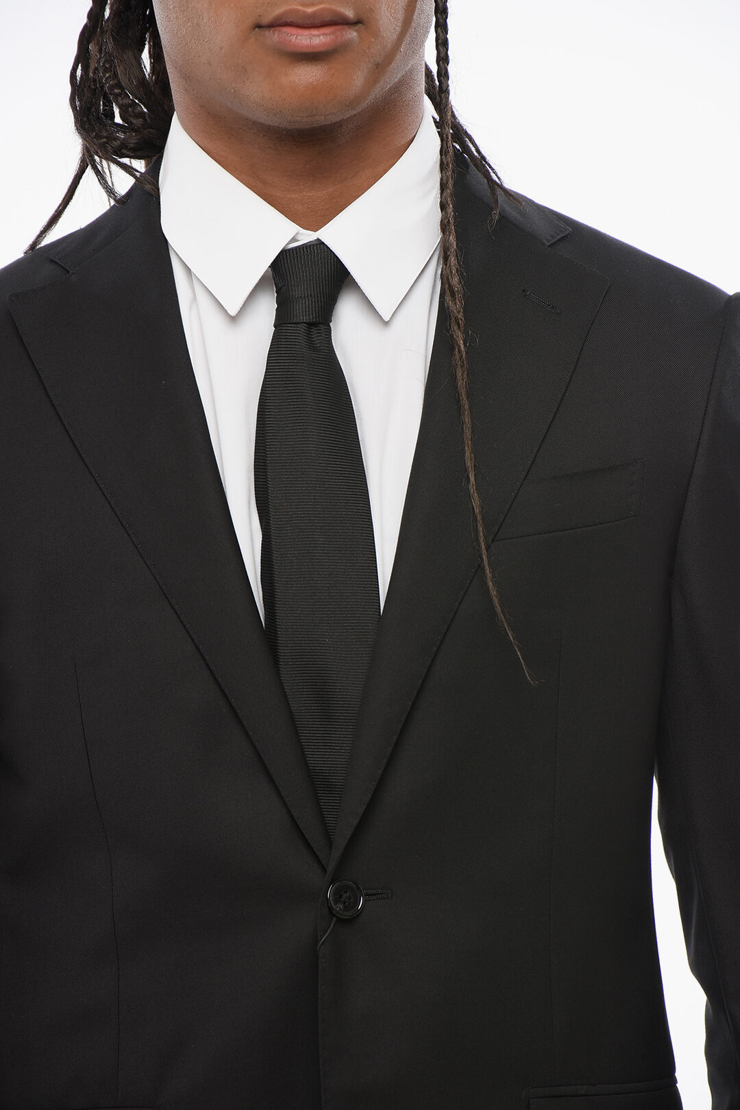 Corneliani Virgin Wool LEADER Suit men - Glamood Outlet
