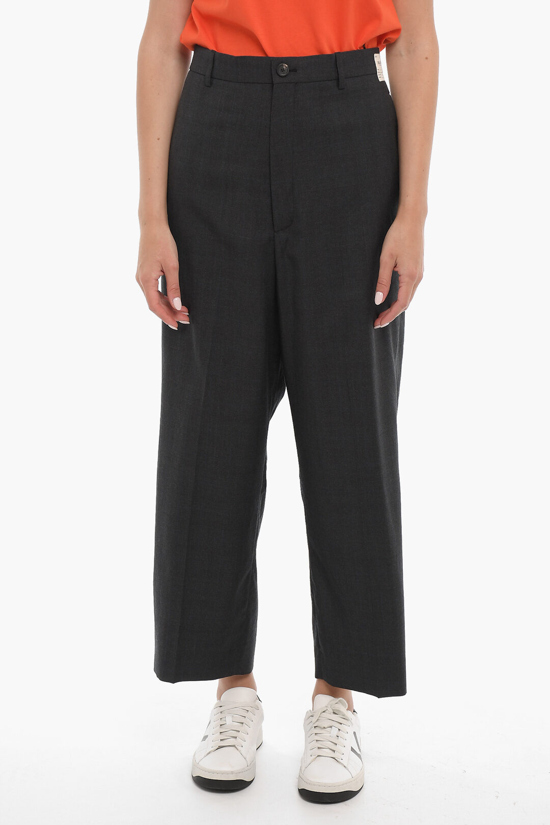 Balenciaga Virgin Wool Oversized Pants women - Glamood Outlet