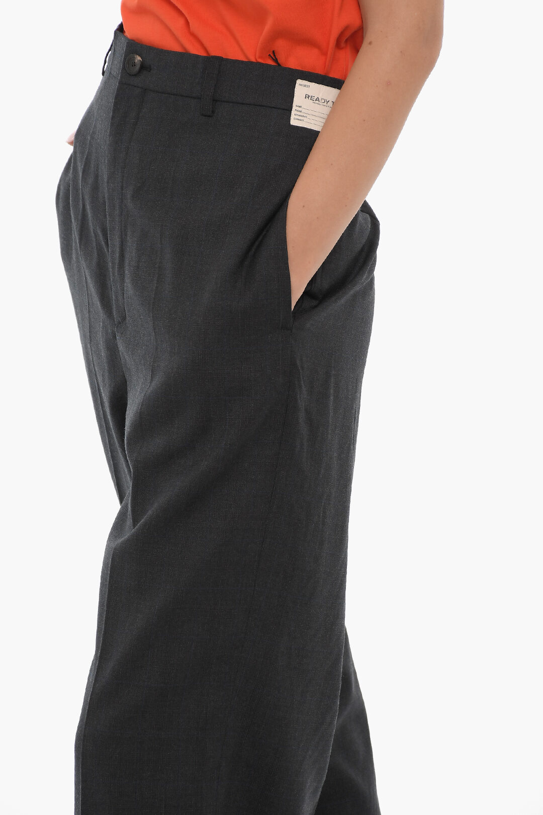 Balenciaga Virgin Wool Oversized Pants women - Glamood Outlet