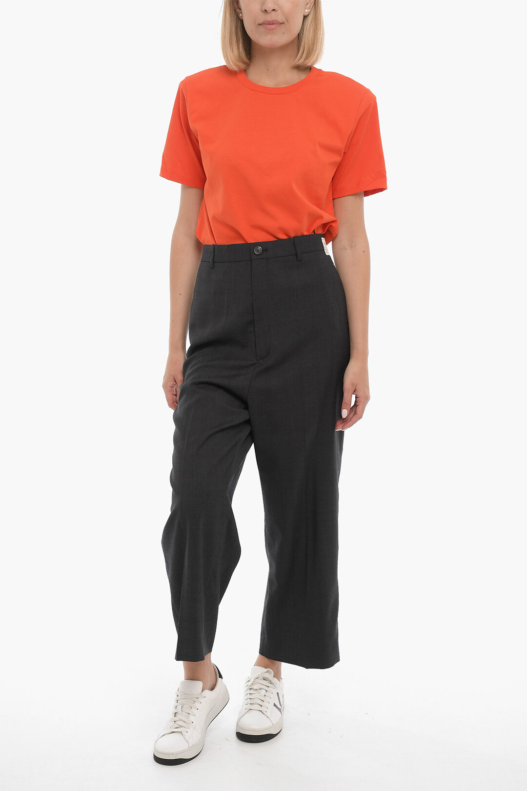 Balenciaga Virgin Wool Oversized Pants women - Glamood Outlet