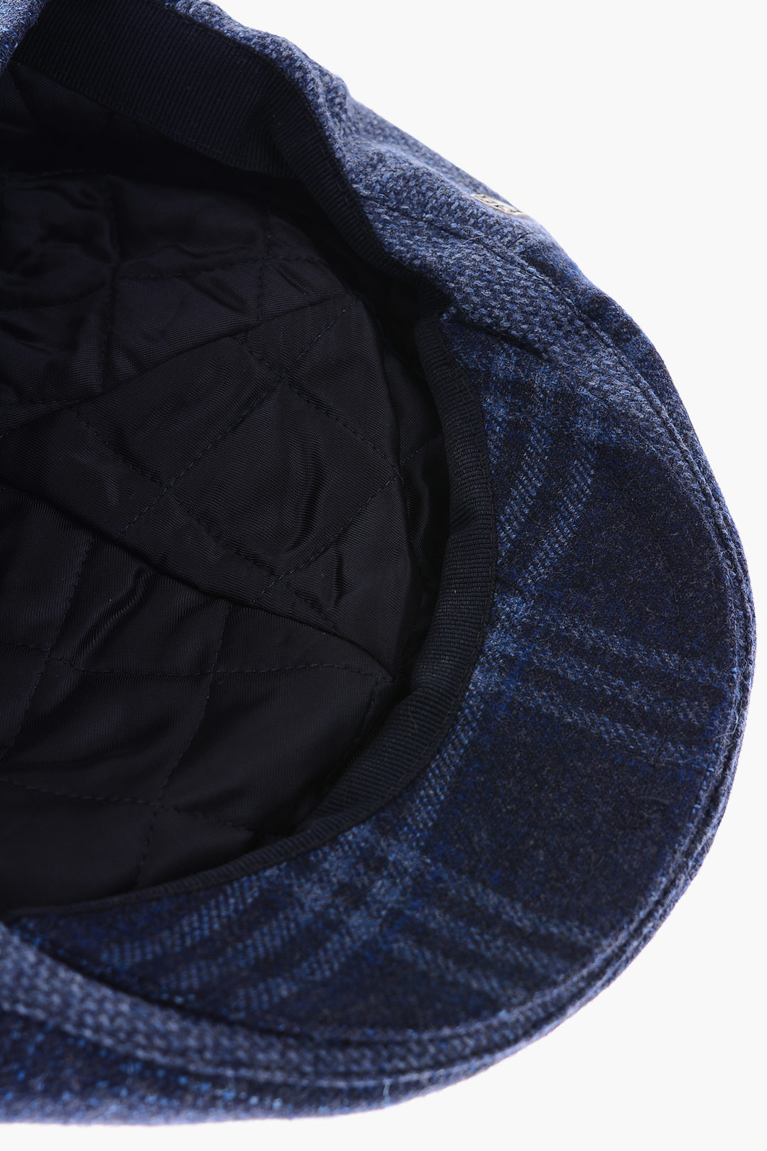 Corneliani Virgin Wool Plaid Check Bunnet men - Glamood Outlet
