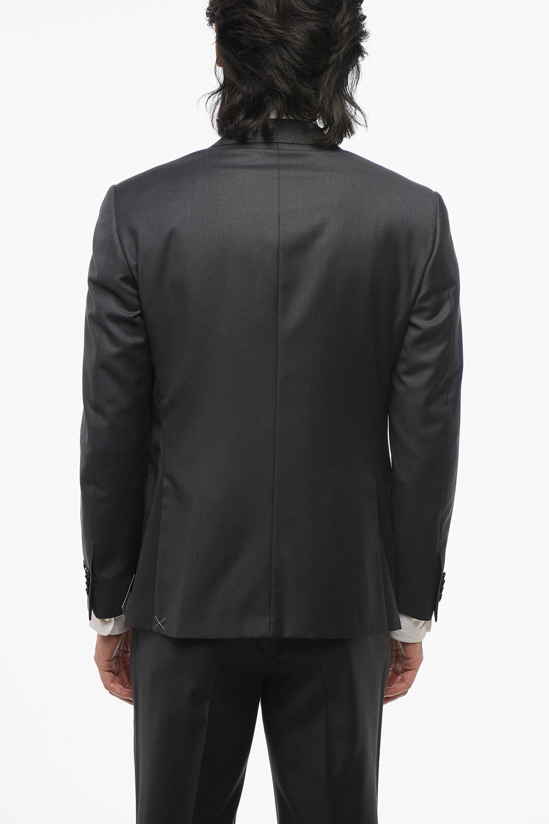 Corneliani Virgin Wool Suit with Flap Pocket men - Glamood Outlet