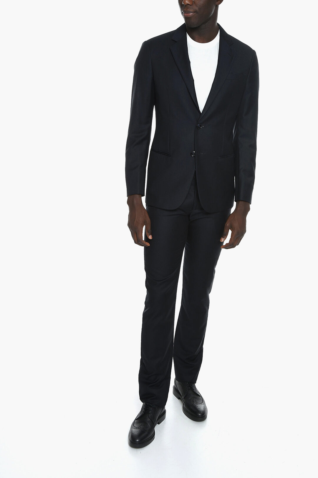 Armani Virgin Wool Suit with Welt Pockets men - Glamood Outlet