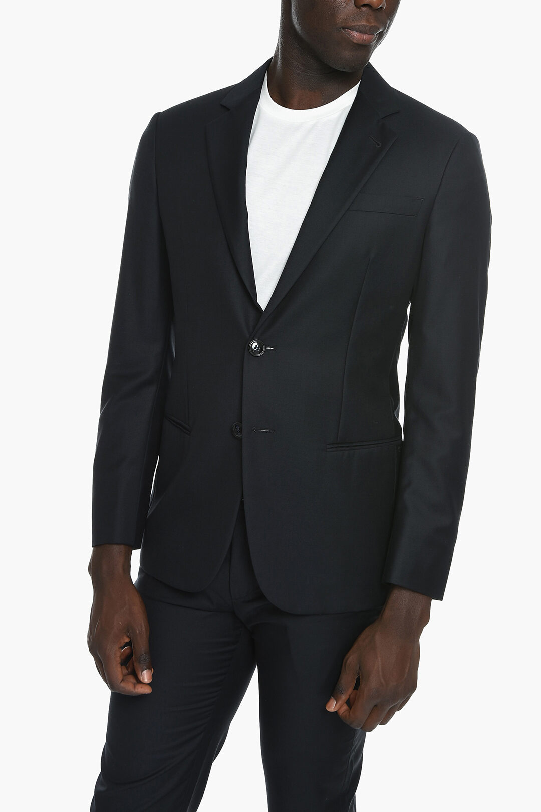 Armani Virgin Wool Suit with Welt Pockets men - Glamood Outlet