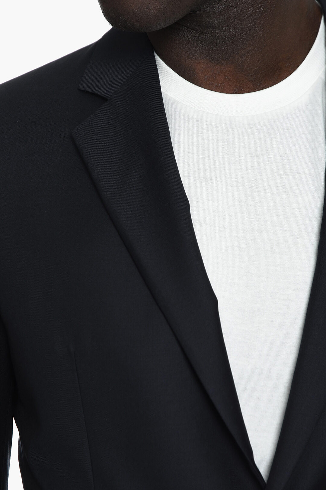 Armani Virgin Wool Suit with Welt Pockets men - Glamood Outlet