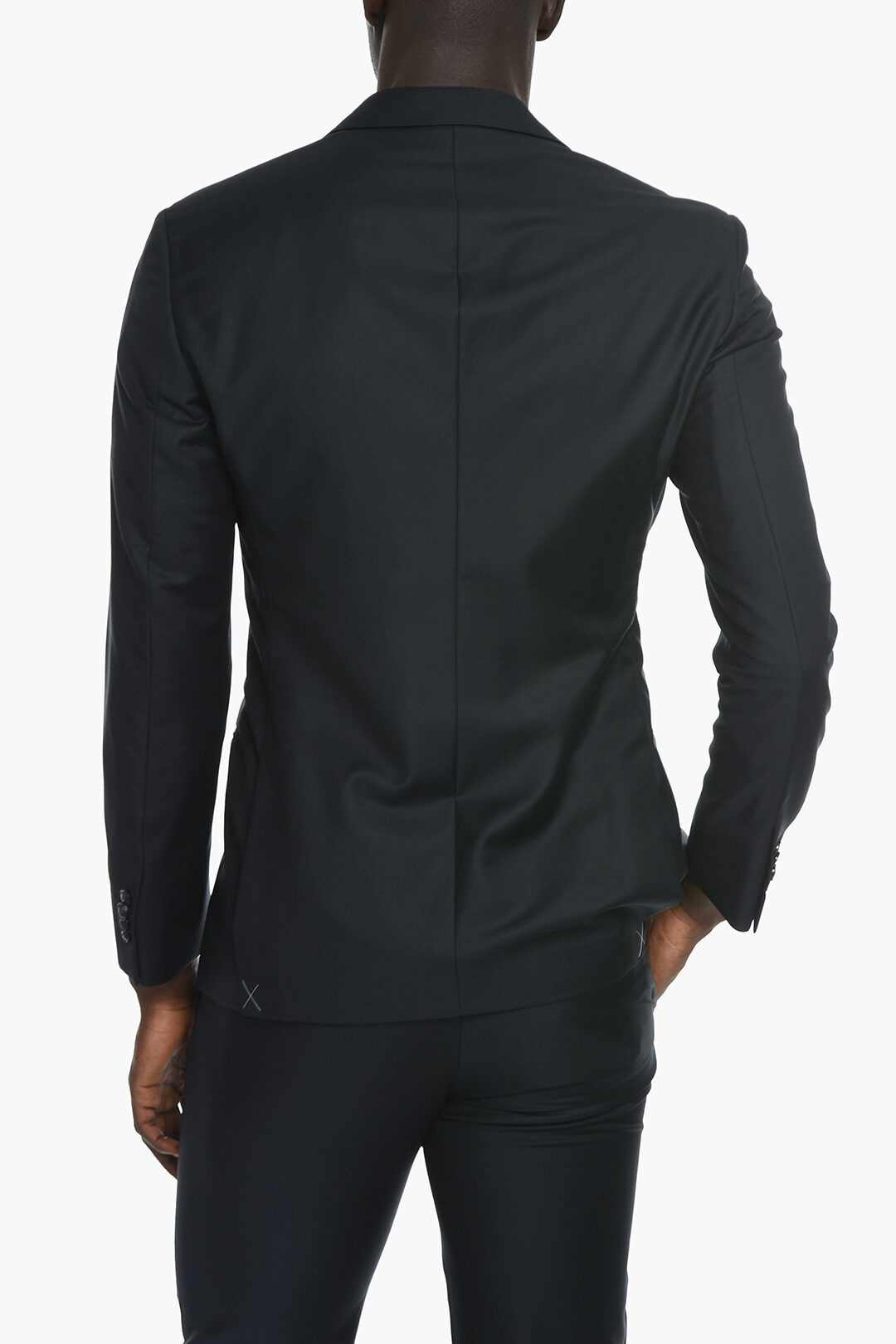 Armani Virgin Wool Suit with Welt Pockets men - Glamood Outlet