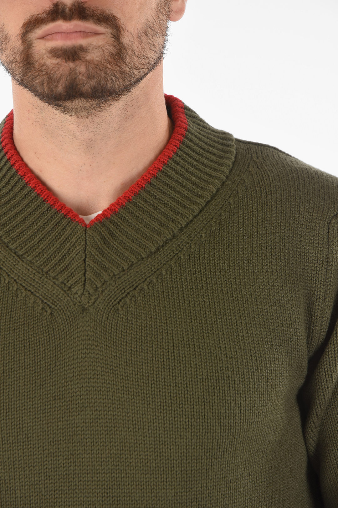 Hugo Boss Virgin Wool V-neck Sweater men - Glamood Outlet