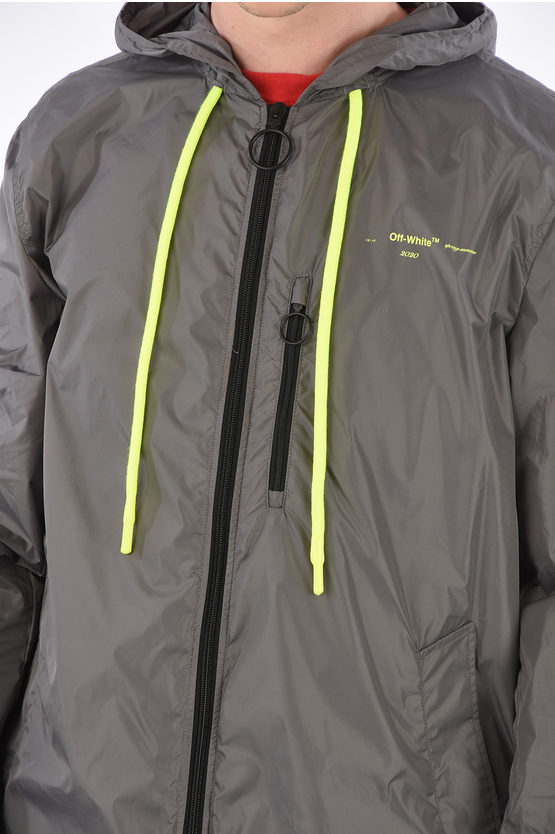 Off-White Waterproof MEDIUM Jacket with Hood men - Glamood Outlet