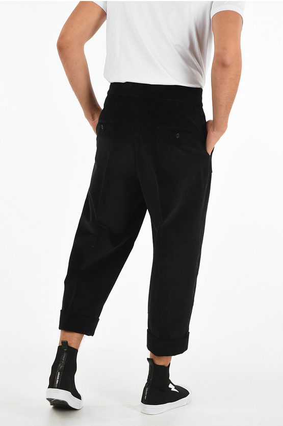 Neil Barrett Wide Leg Corduroy Pant men - Glamood Outlet