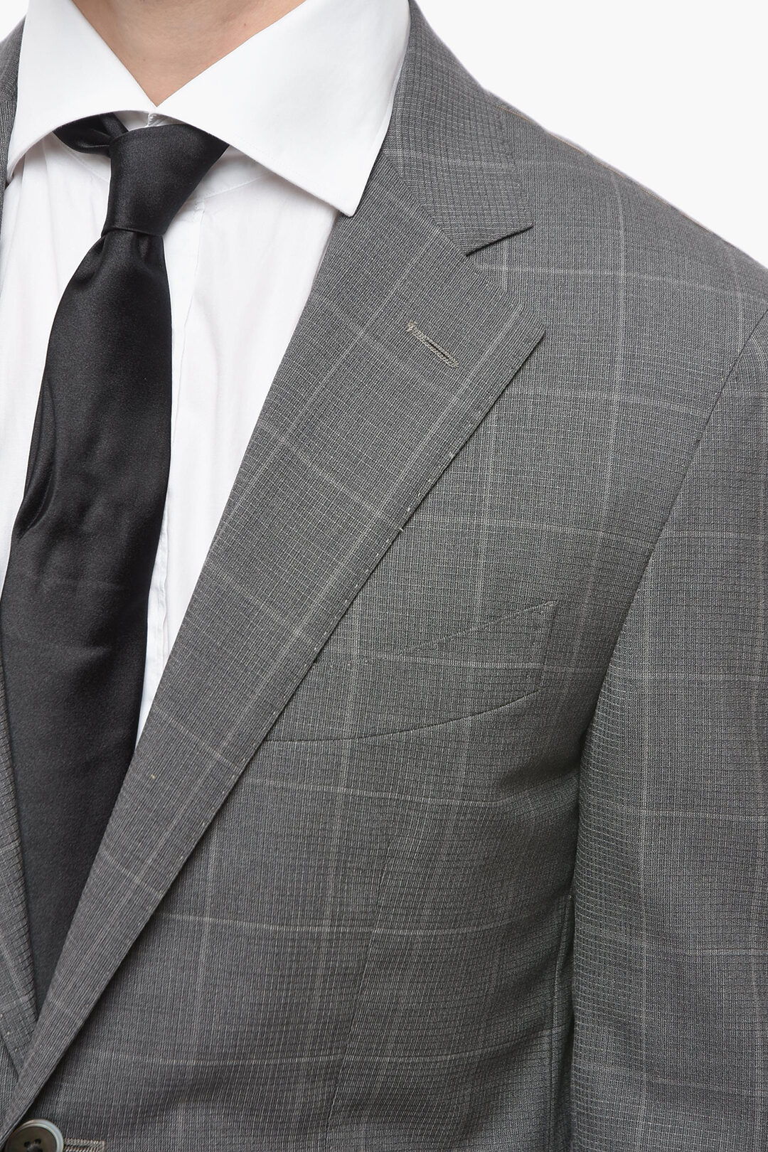 Corneliani Windowpane Check SARTORIA Suit men - Glamood Outlet