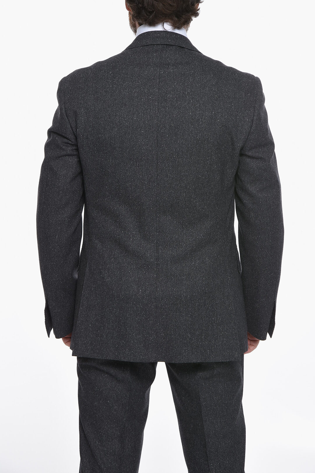 Corneliani Wool and Silk ACADEMY SOFT Suit with Flap Pockets men ...