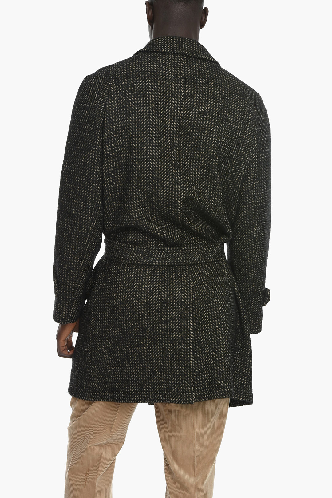 Tagliatore Wool-blend CURT Coat with Herringbone Pattern men - Glamood ...