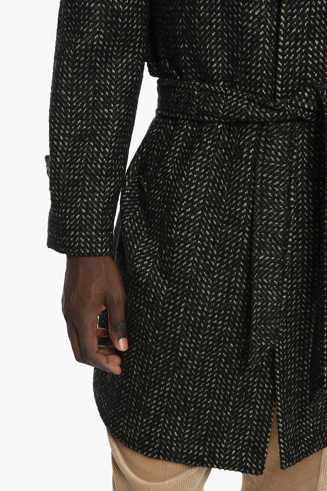 Tagliatore Wool-blend CURT Coat with Herringbone Pattern men - Glamood ...