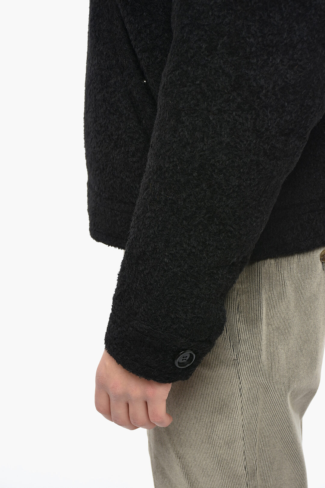 Ami Alexandre Mattiussi Wool Blend Jacket with Quilted Inner men ...