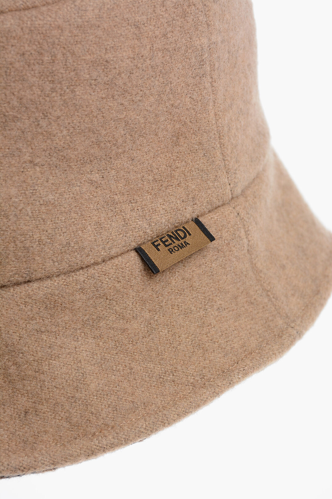 Fendi Wool Bucket Hat with FF Monogram Inner women - Glamood Outlet