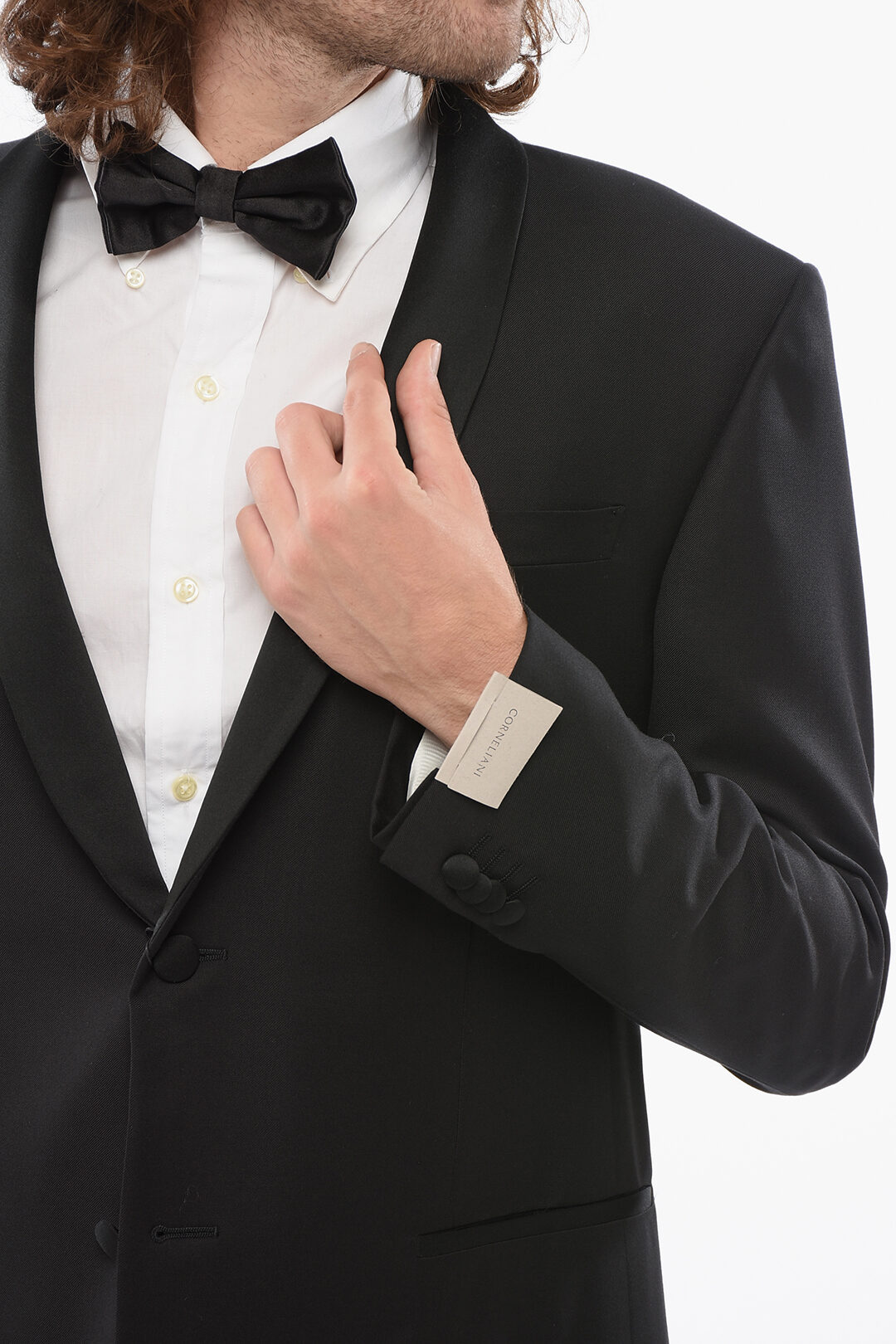 Corneliani Wool CERIMONIA ACADEMY Suit with Shawl Lapel men - Glamood ...