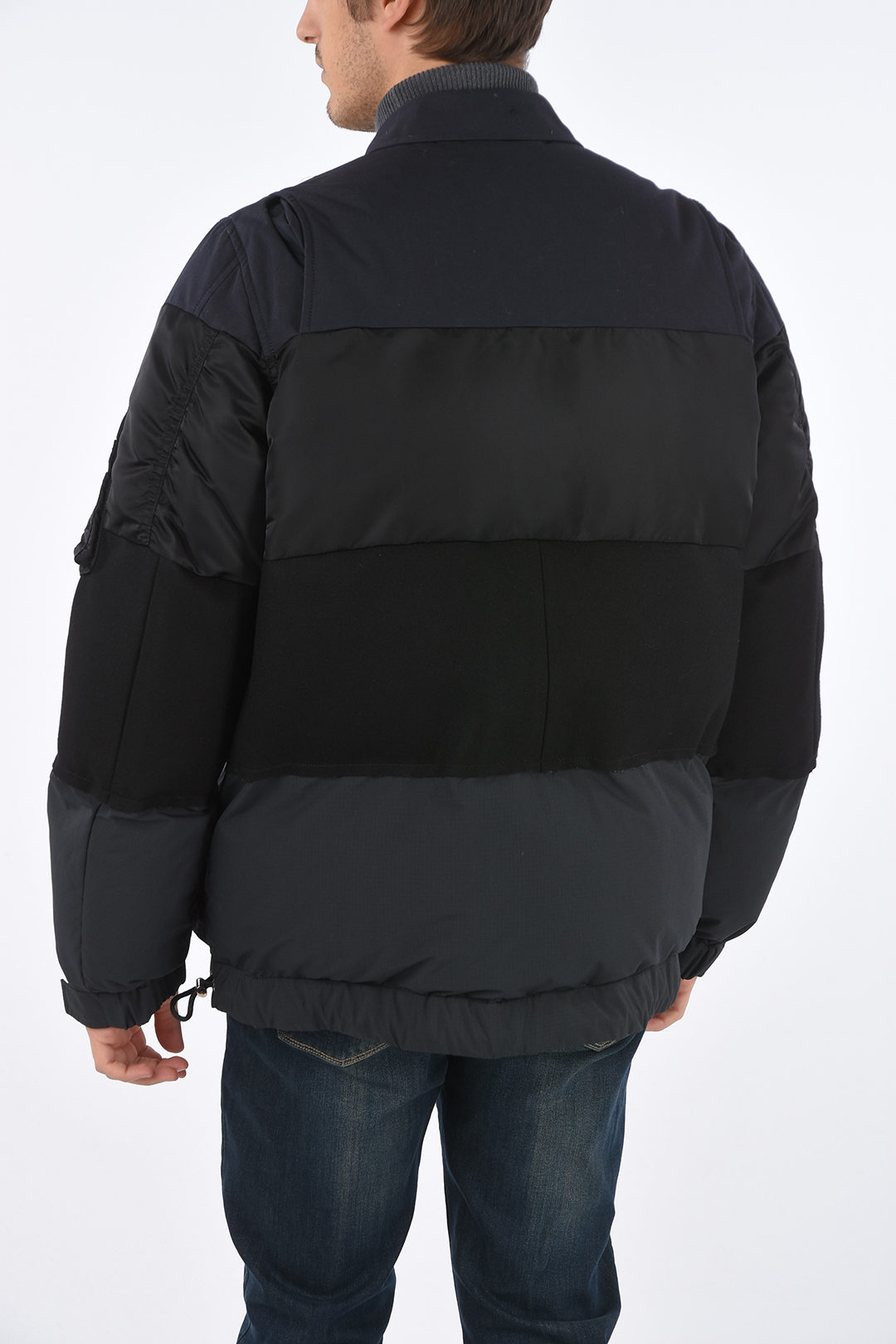 Sacai wool details jacket men - Glamood Outlet