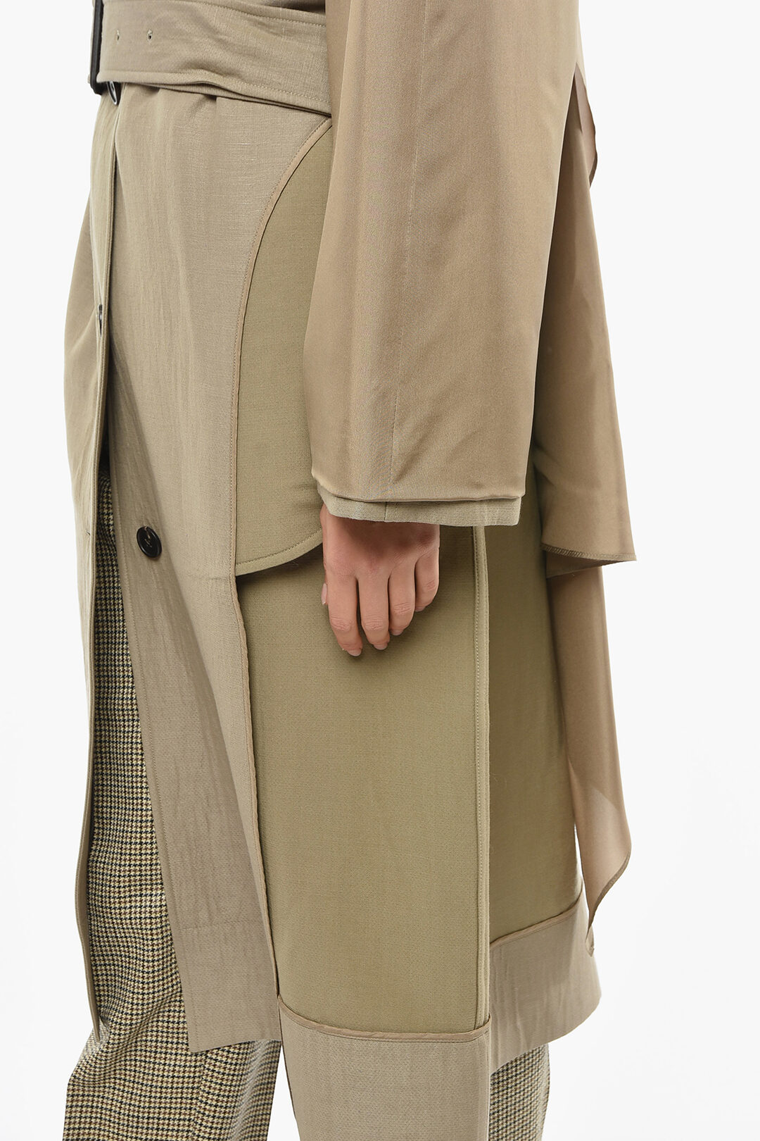 The Row Wool Distressed Coat with Self-tie Detailing women - Glamood Outlet
