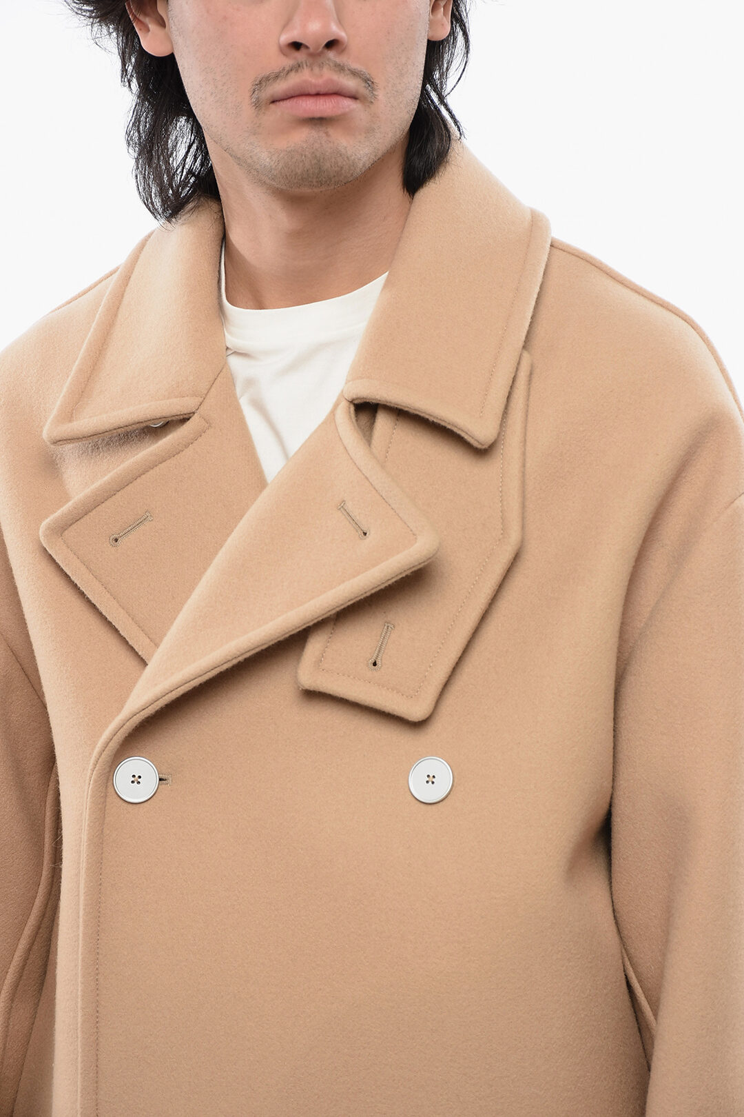 Jil Sander Wool Double Breasted Coat men - Glamood Outlet
