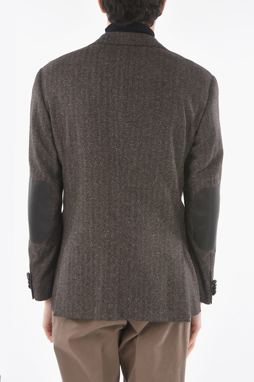 Corneliani Wool Elegant Blazer with Side Vent and Pockets Sewn men ...