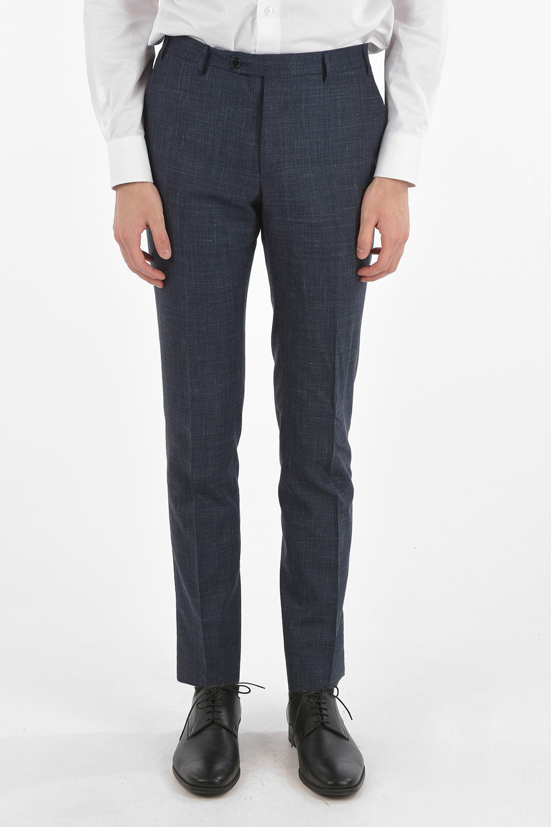 Corneliani Wool Flax Silk ACADEMY SOFT Suit with Notch Lapel men ...