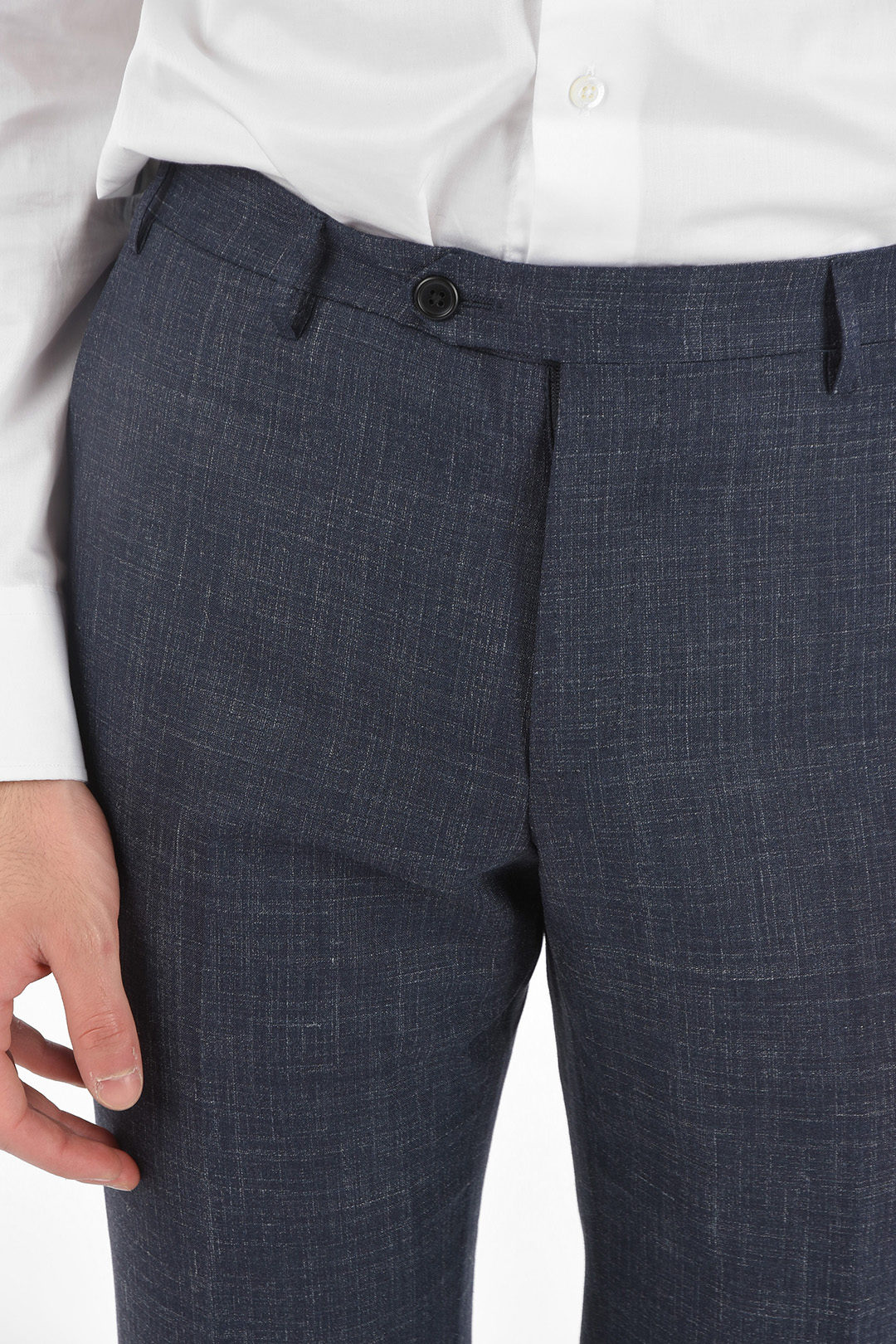 Corneliani Wool Flax Silk ACADEMY SOFT Suit with Notch Lapel men ...