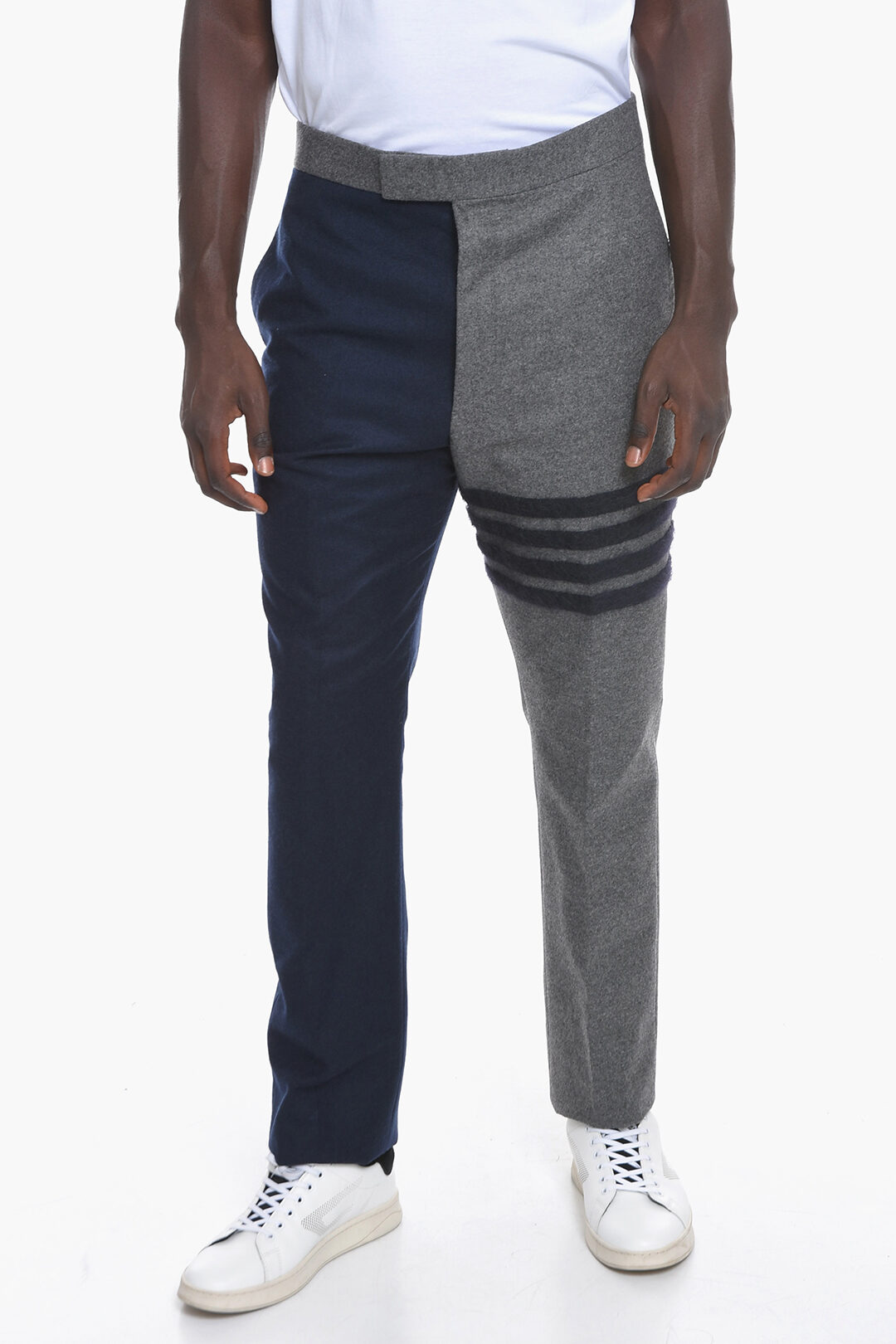 Thom Browne Wool FOUR BAR Pants men - Glamood Outlet