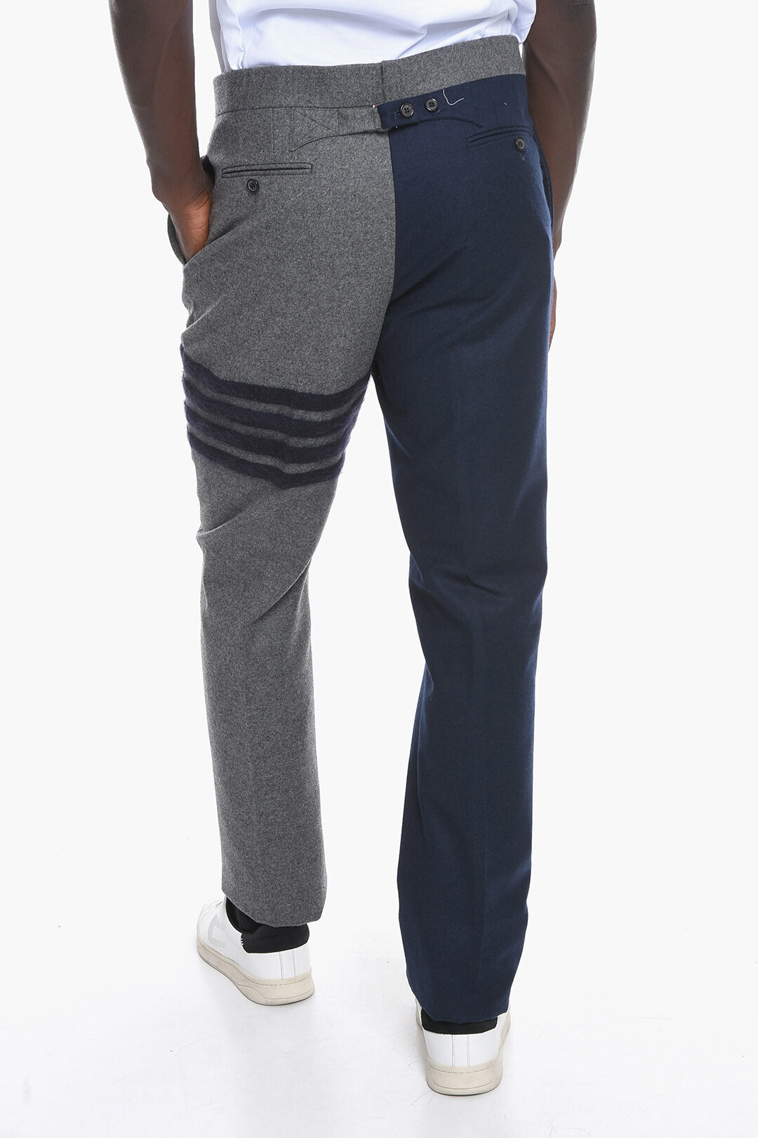 Thom Browne Wool FOUR BAR Pants men - Glamood Outlet