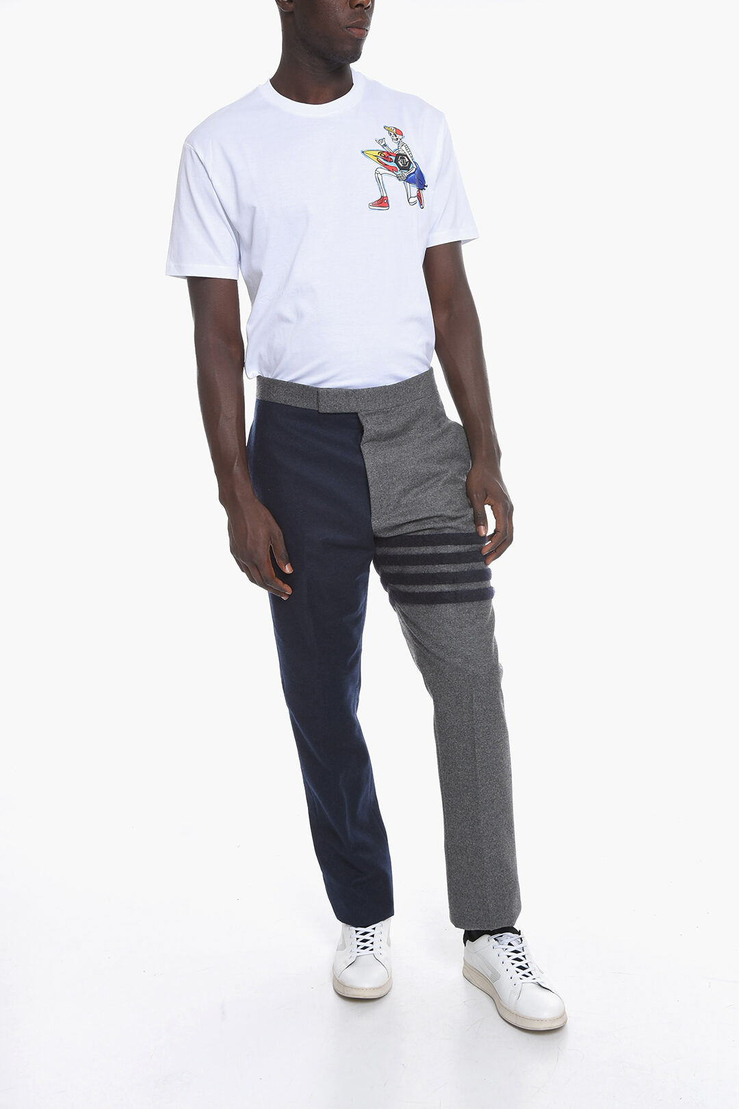 Thom Browne Wool FOUR BAR Pants men - Glamood Outlet