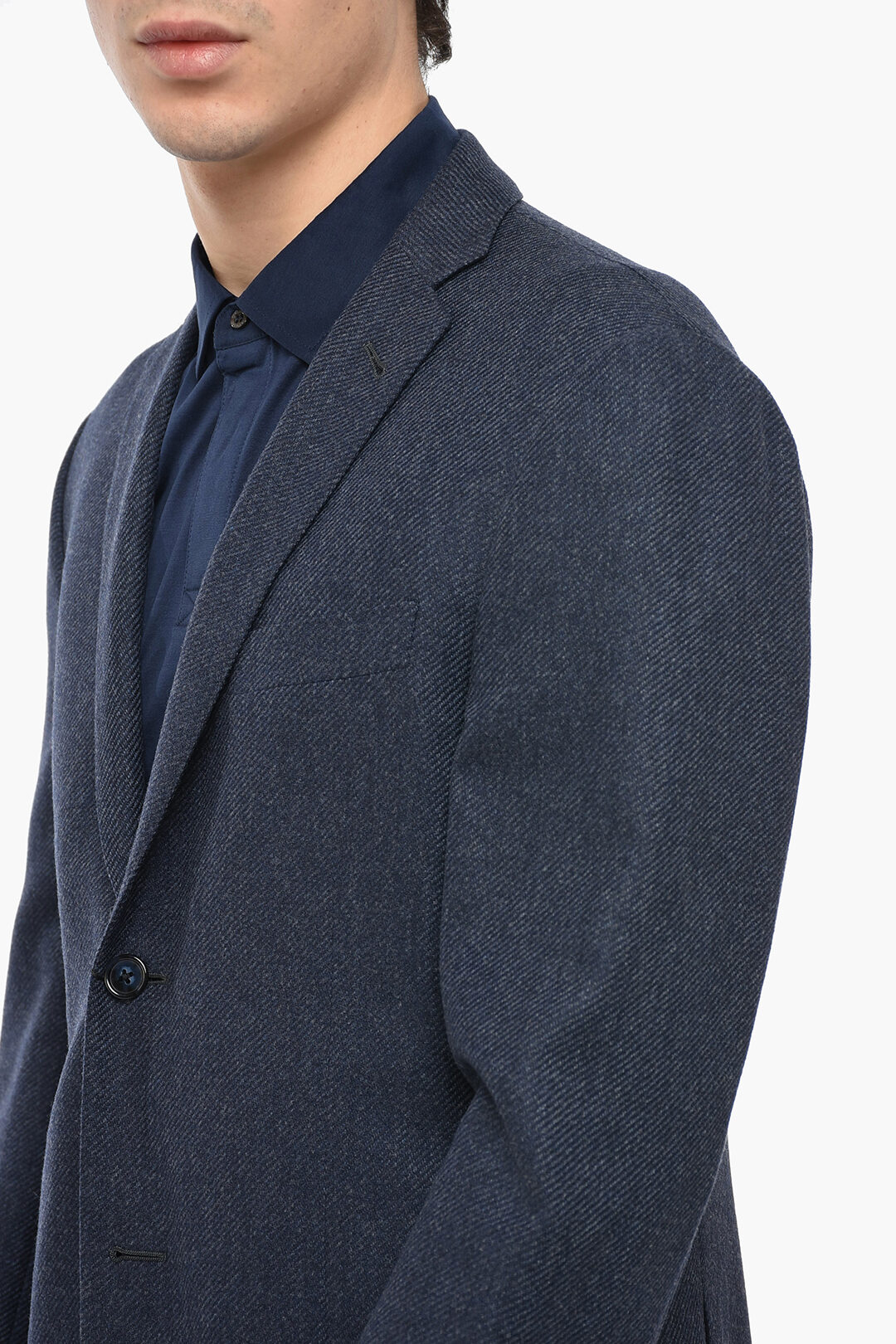 Corneliani Wool GATE Blazer with Hopsack Pattern men - Glamood Outlet