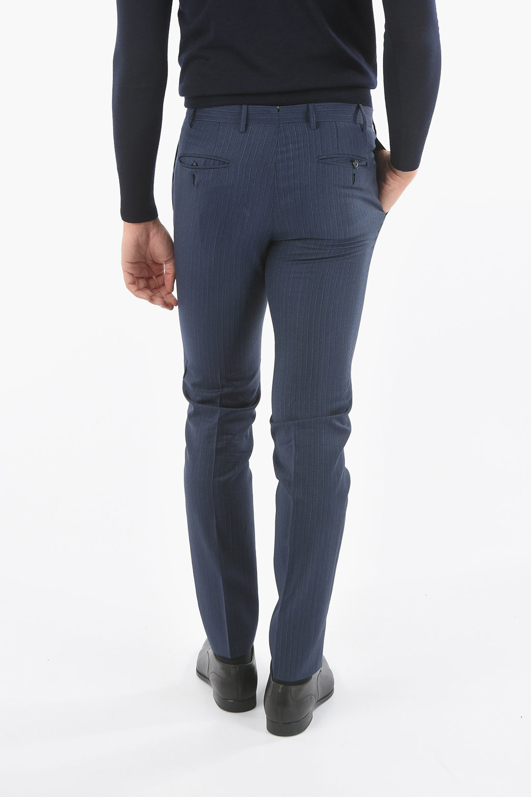 Corneliani Wool Half-Lined Suit with Notch Lapel and Flap Pocket men ...