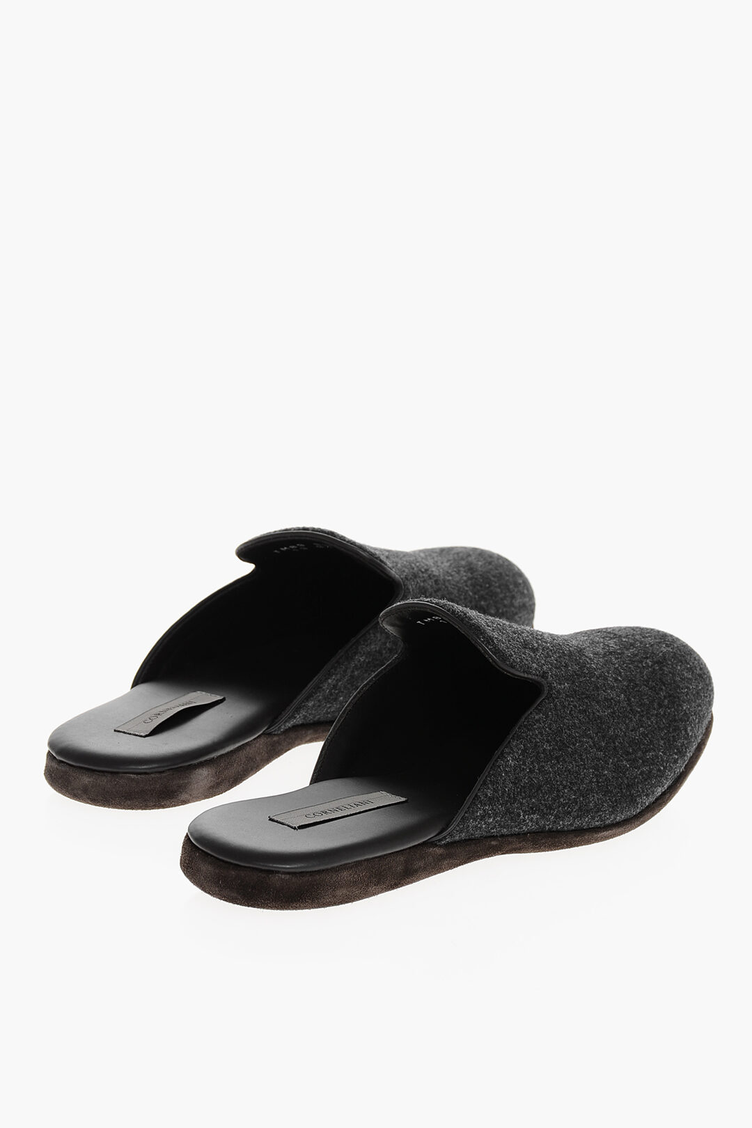 Corneliani Wool Mules With Suede Soles men - Glamood Outlet